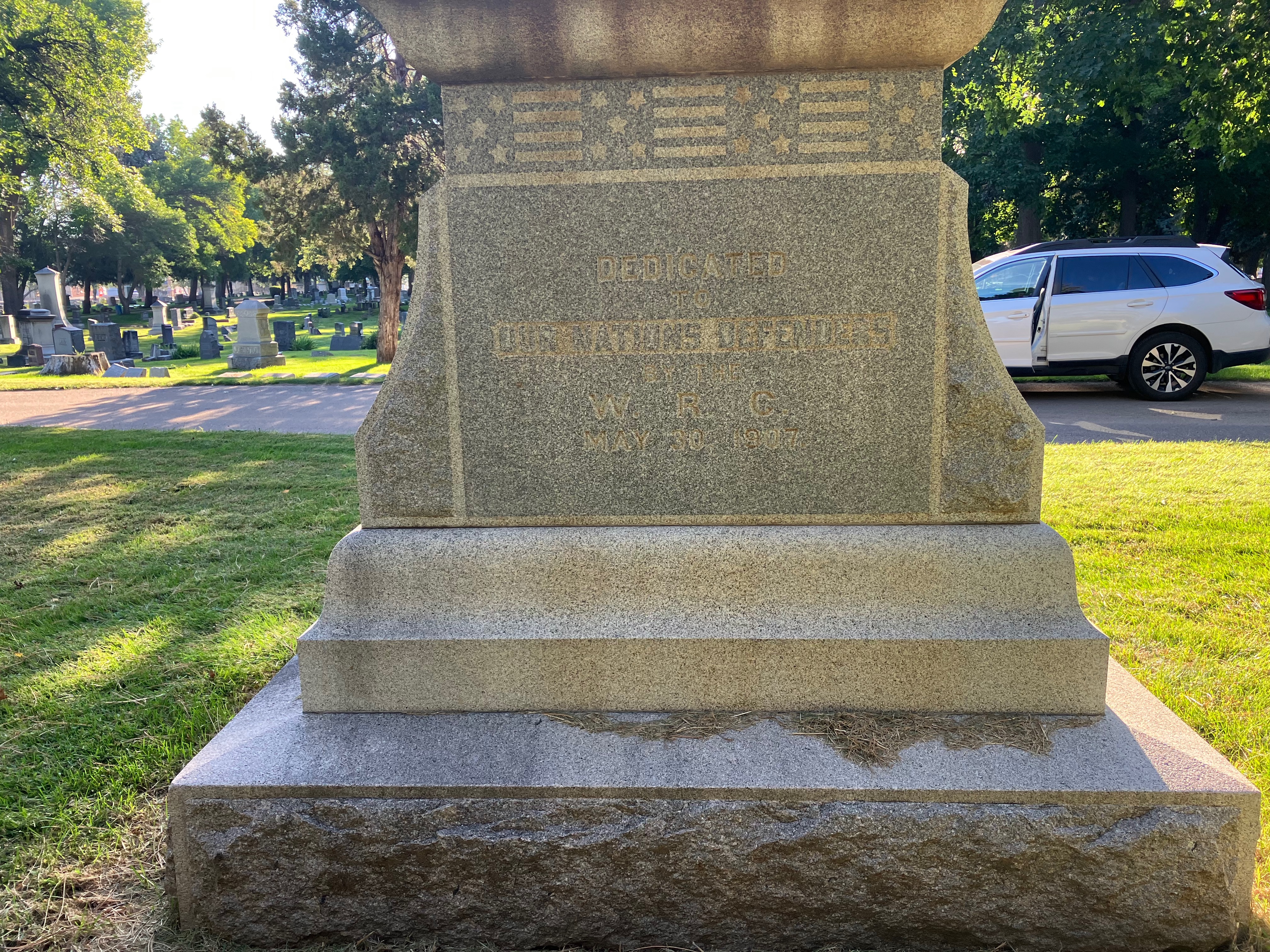 Mountain View Cemetery GAR Monument - Civil War Colorado - Image 3 ...